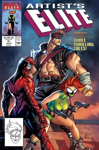 Artists Elite #1 Ale Garza Mostafa Moussa Ceci de la Cruz Variant Cover ...