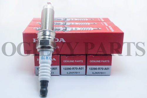 New 12290-R70-A01 (6) NGK ILZKR7B11 Iridium Spark Plugs For Honda ...