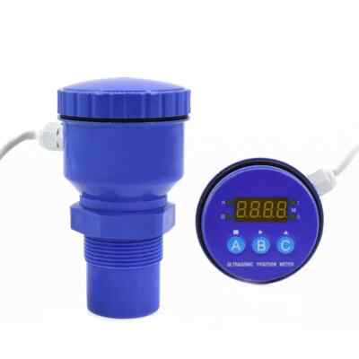 0-8M DC12-24V Ultrasonic position meter Ultrasonic level gauge 4-20mA ...