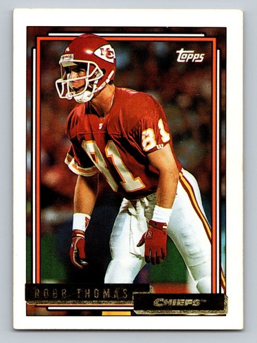 1992 Topps #266 Robb Thomas Kansas City Chiefs Gold | eBay