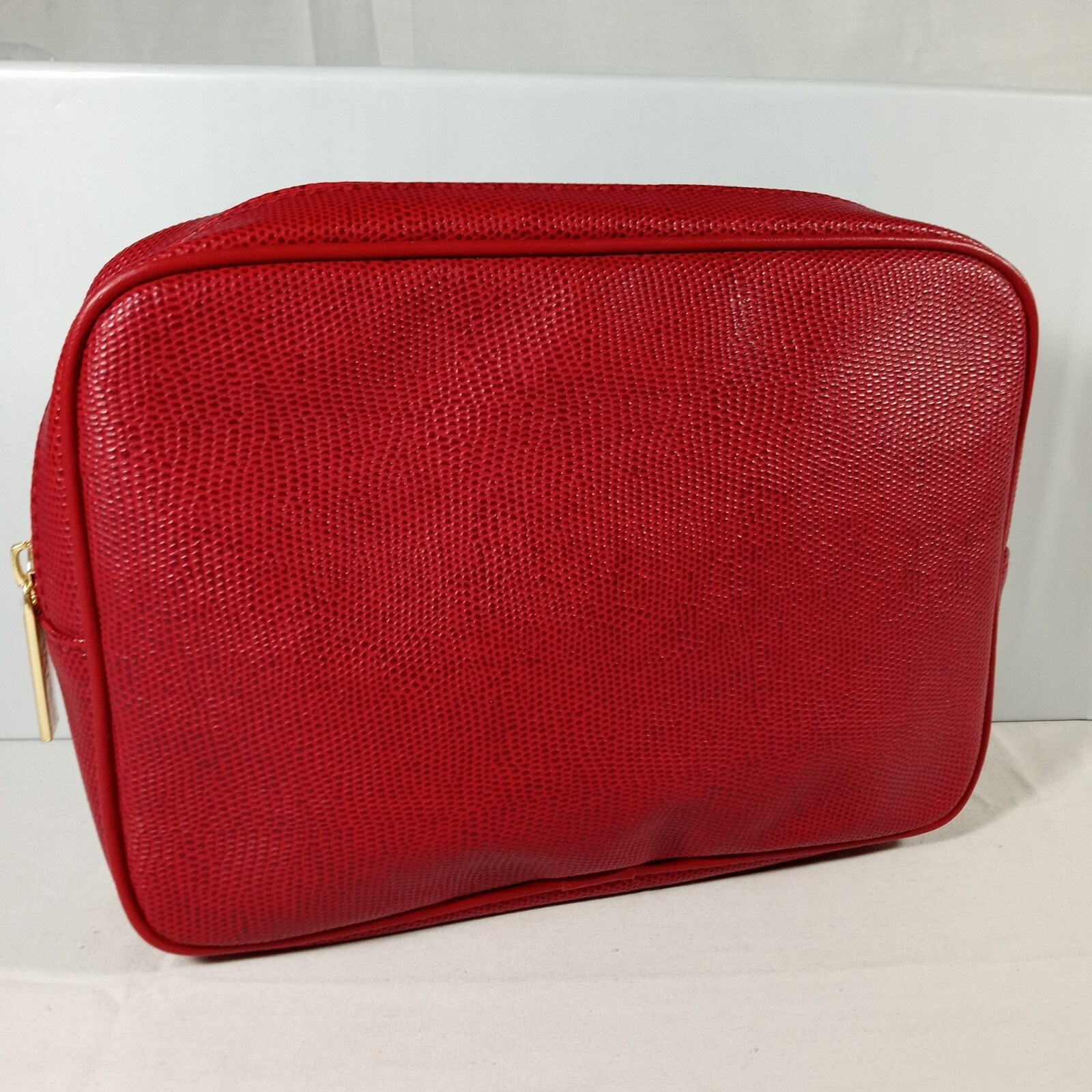 Travel Bag Makeup Case Estee Lauder Burgundy Red Cosmetics Carry-On ...