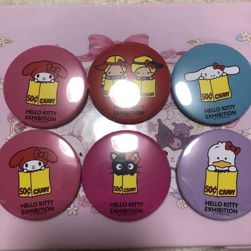 Hello Kitty Exhibition 6 random can badges | eBay