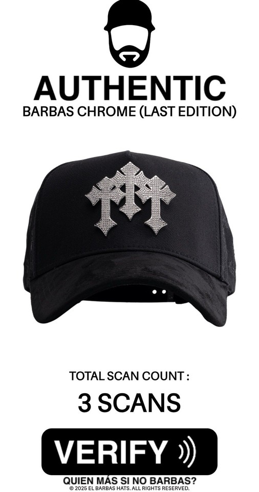 Barbas Hats x Ct Chrome Last Edition Corridos Tumbados Hat | eBay