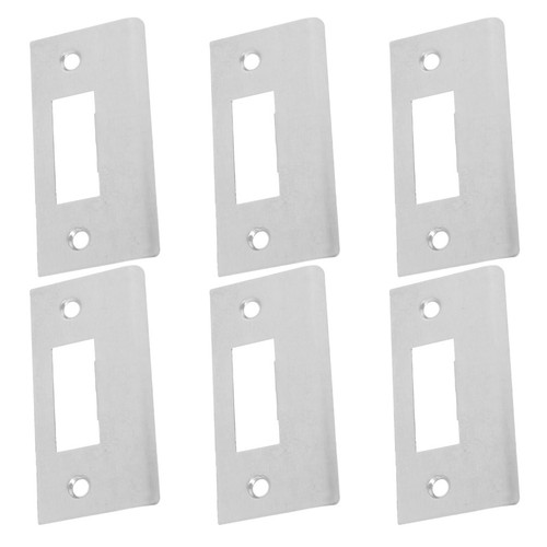 6 Pcs Security Strike Plate Deadbolt Reinforcement Door Lock Striker ...