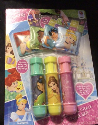 Disney Princess Sidewalk Chalk Game Set New | eBay