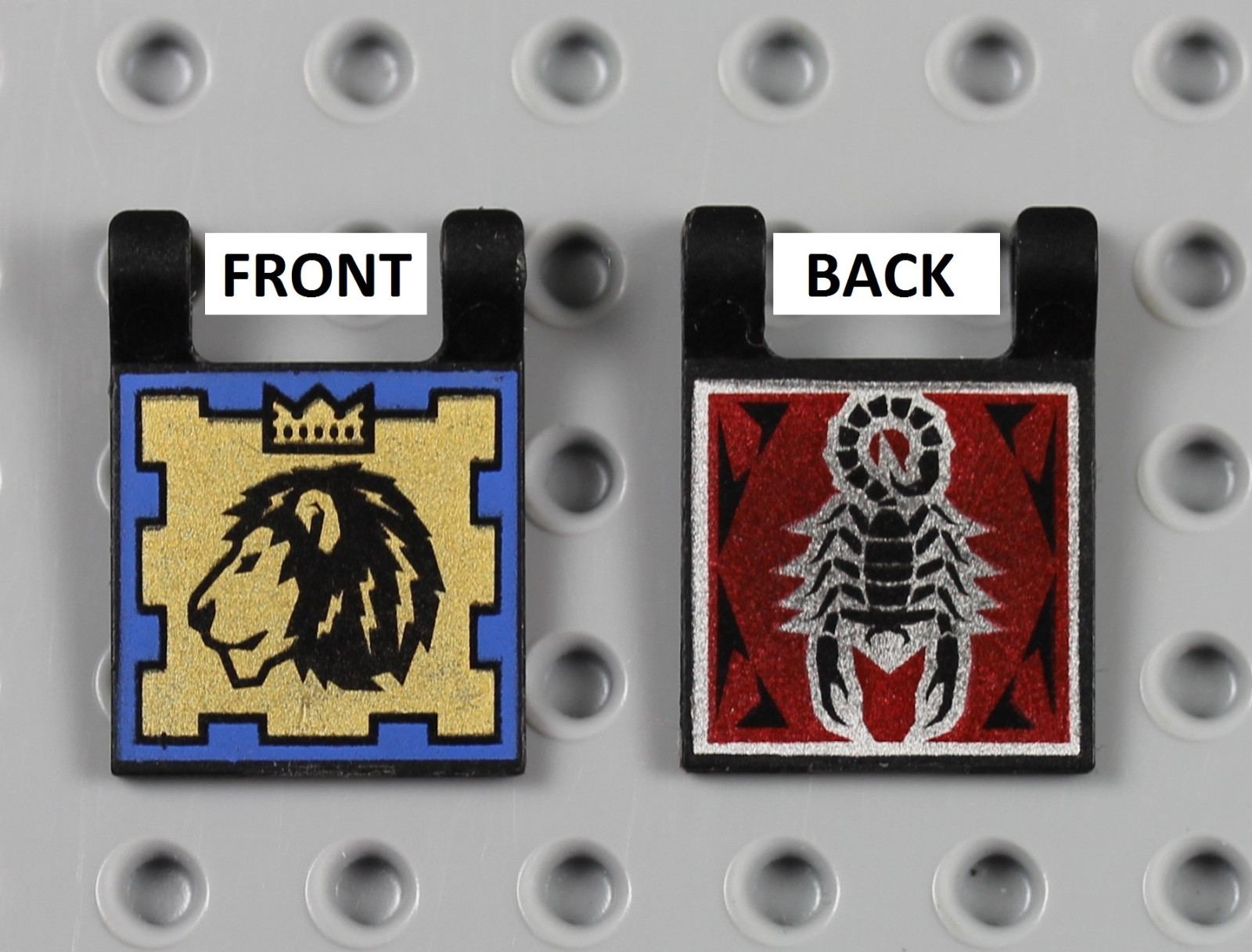 LEGO - 2x2 Flags - PICK YOUR COLOR - Trapezoid Banner Wavy Square ...