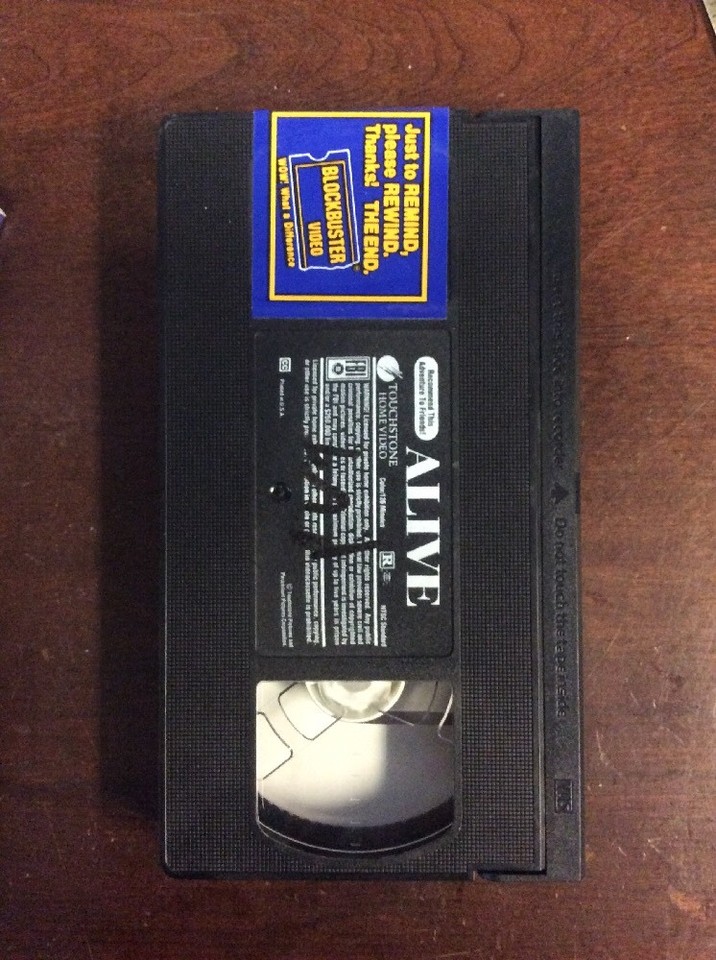 Alive (VHS, 1993) MediaGnu 717951596031| eBay