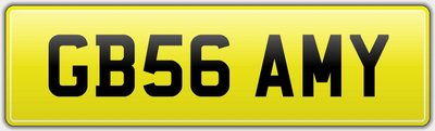 NO HIDDEN FEES AMY GB PRIVATE CAR REG NUMBER PLATE Amey Ami Aim Aimee ...