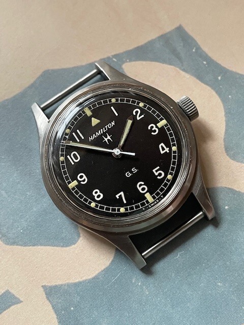 Hamilton GS 6B Vintage Military Watch 1960's. Incredible condition. | eBay