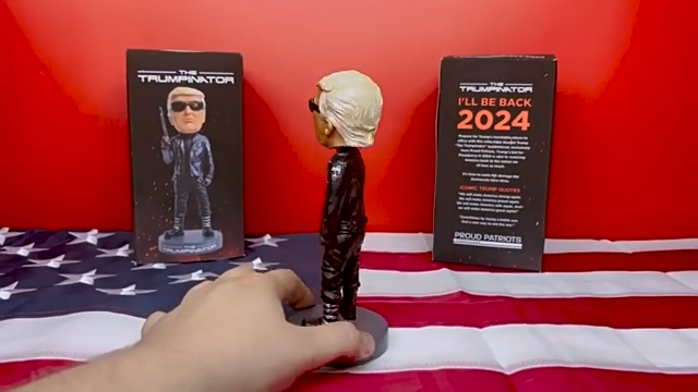 Donald Trump Terminator Bobble Head Figure Action MAGA Man US President ...