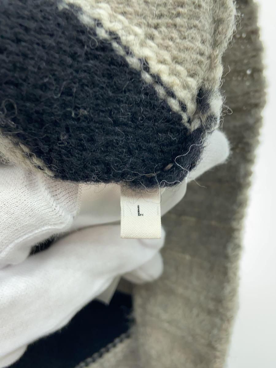 CELINE knit sweater 23AW triomphe stripe crew neck L wool CELINE knit sweater 23AW triomphe stripe crew neck L wool