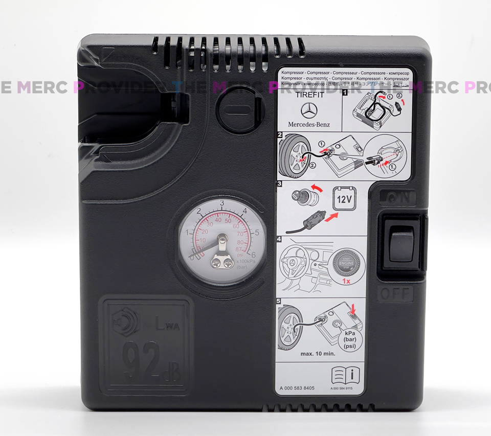 Mercedes-Benz Genuine OEM TireFit Tire Sealant w/ Air Tire Pump 590 mL ...