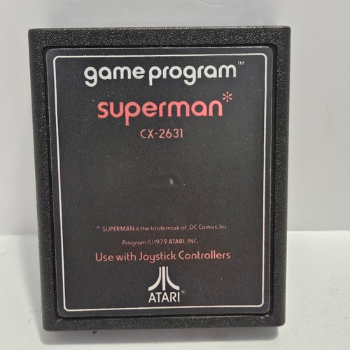 Superman Special Edition ~ Atari 2600 ~ 1979 ~ CX-2631 ~ Cartridge Only ...