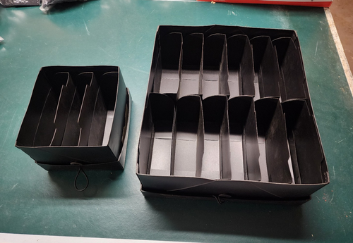2 Creative Memories Power Sort Boxes, regular and mini, used, no ...