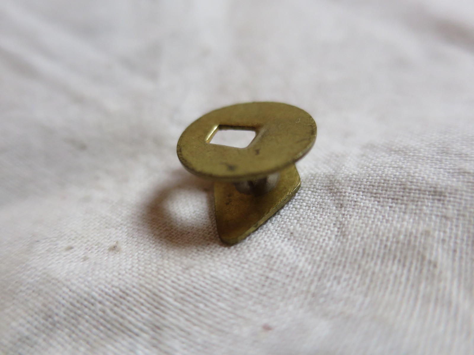 Old GoodYear tires pneumatic buttonhole vintage lapel pin logo badge ...