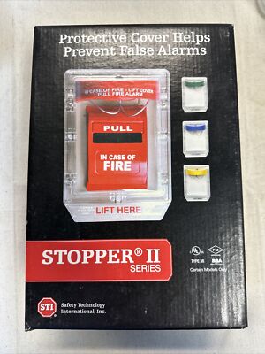 STI-1200 Stopper II False Fire Alarm Stopper , (with out Horn) Clear ...