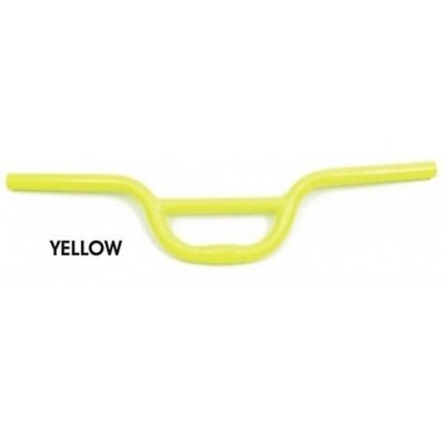 Fixie Riser Handlebars — 25.4mm Clamp / 56cm Wide / 100mm Rise / Yellow ...