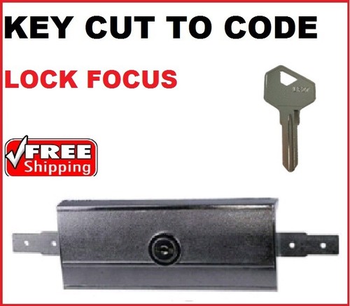 1 x Lock Focus Garage Roller Door lock Keys Cut To Code Number Lock ...