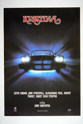 CHRISTINE Orig YU movie poster 1983 KEITH GORDON STOCKWELL JOHN ...