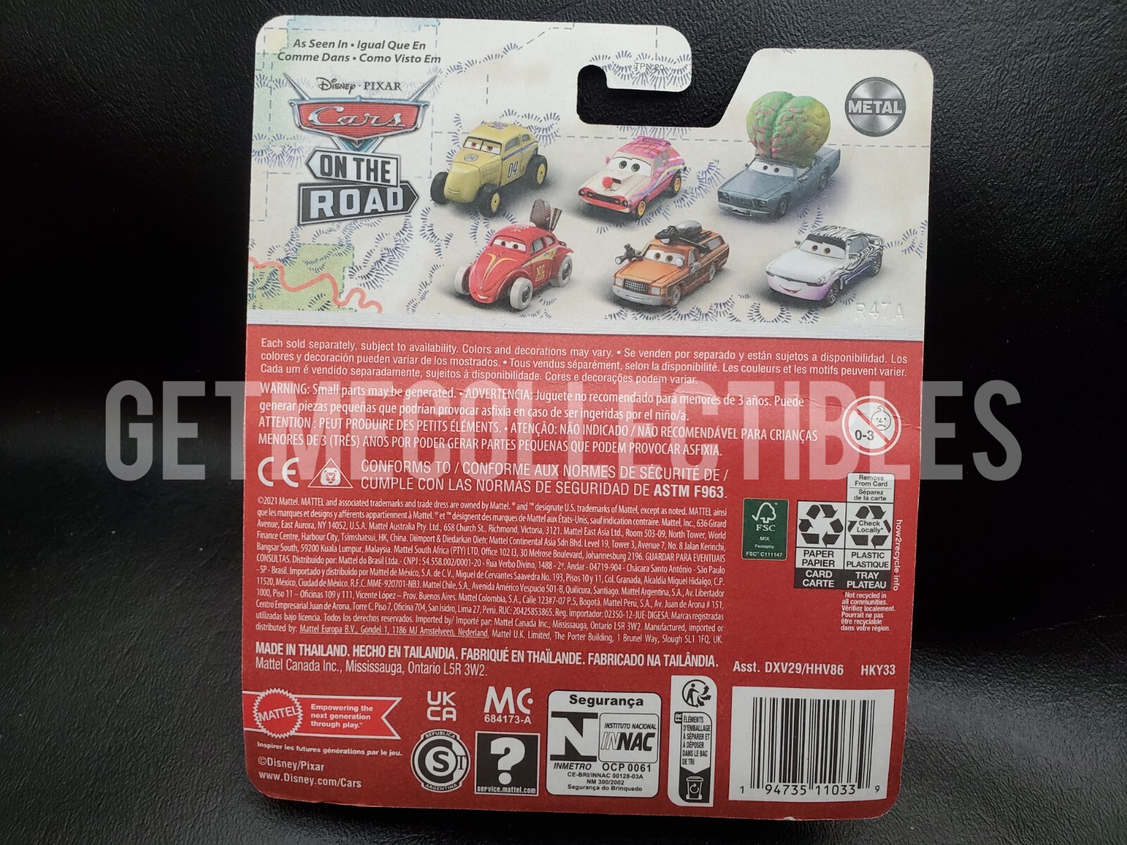 DISNEY PIXAR CARS DOUG CRANKEL BIG BRAIN ZOMBIE METAL 2023 SAVE 6% GMC ...