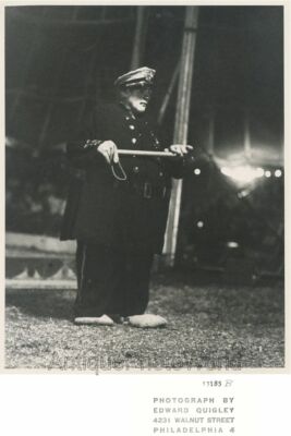 Fat policeman clown w baton Cole Bros circus vintage art photo Edward ...