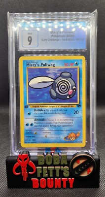 Pokemon 2000 Gym Challenge 1st Edition Misty's Poliwag 89/132 CGC 9 ...
