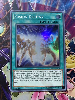 YuGiOh Fusion Destiny - DANE-EN054 - Super Rare - Unlimited Edition ...