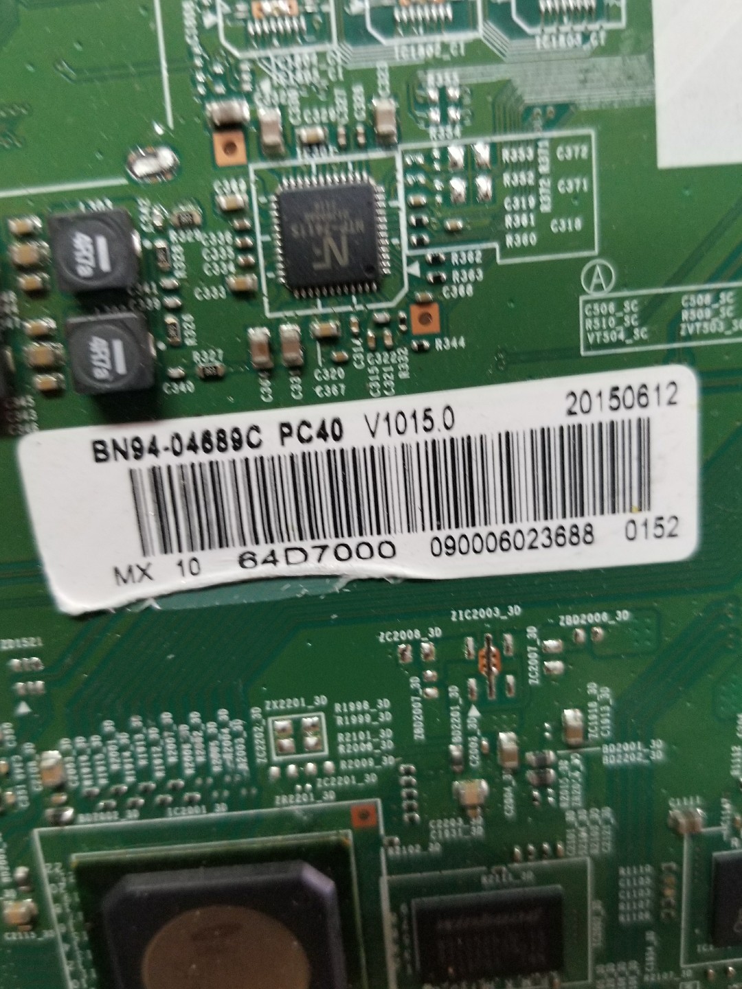 REPAIR SERVICE Samsung BN94-04689C Main Board PN64D7000FFXZA BN41 ...