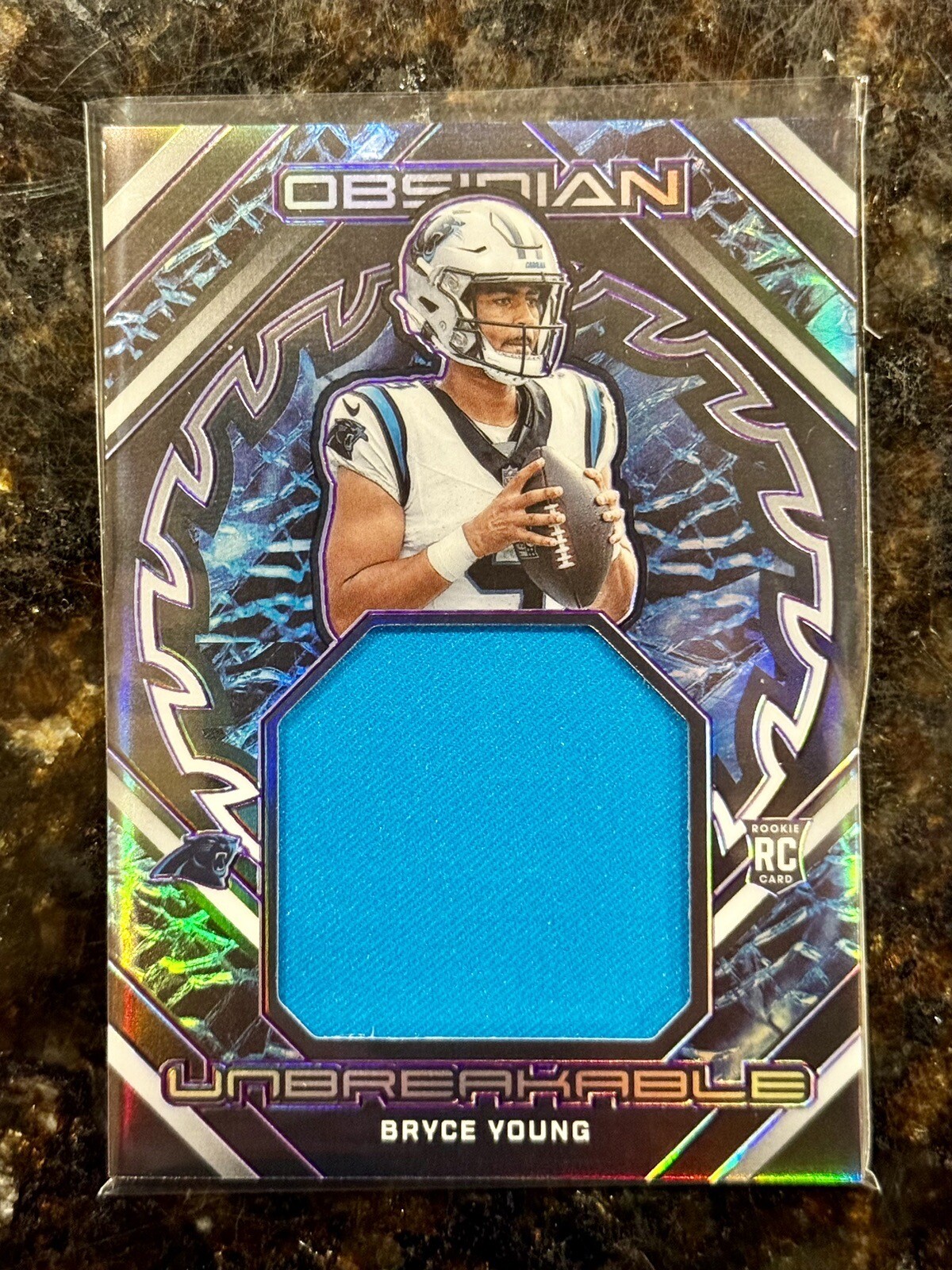 2023 Panini Obsidian Bryce Young Unbreakable Rookie Patch #’d /75 SUPER ...