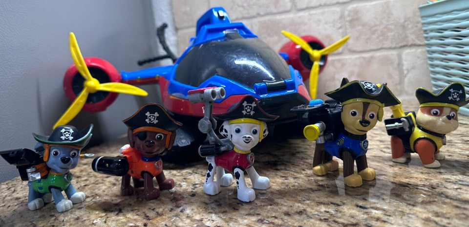 PAW PATROL Pirate Pups Air Patroller Vehicle Lights Sounds Airplane ...