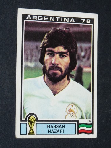 #280 HASSAN NAZARI IRAN PANINI FOOTBALL ARGENTINA 78 MUNDIAL 1978 | eBay