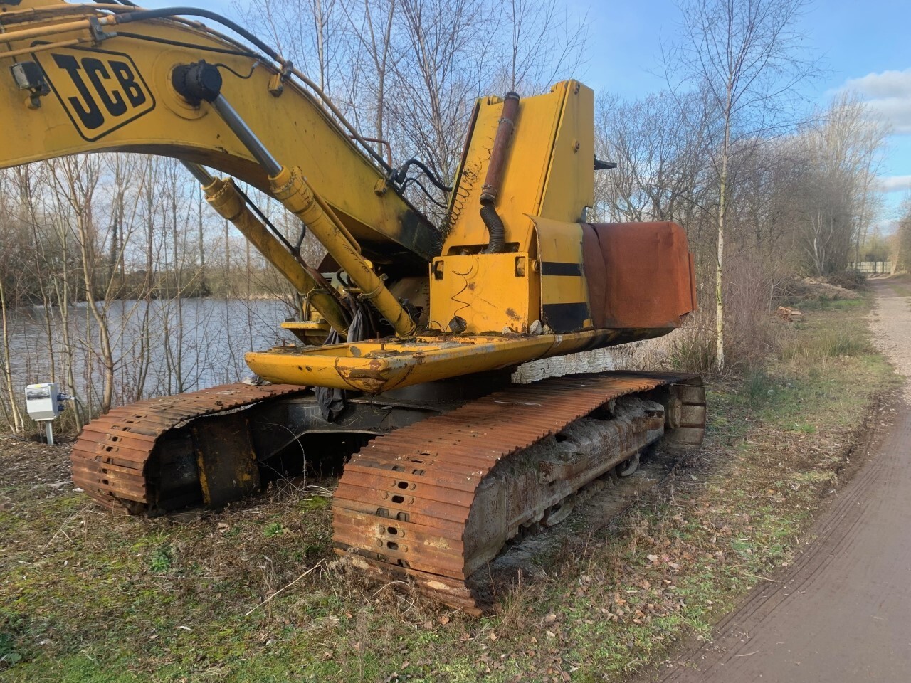 JCB JS220 EXCAVATOR HIGH RISE BREAKING PEDAL FOR PARTS | eBay UK