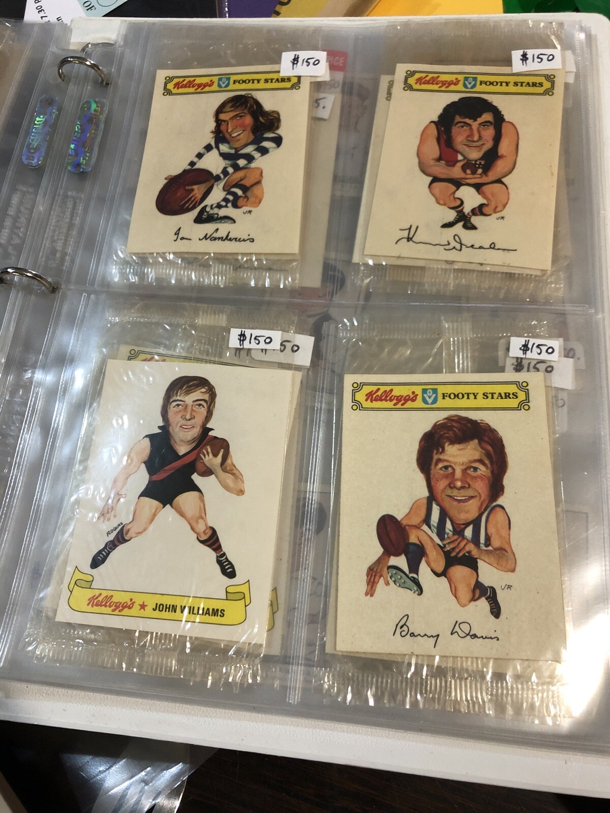 1973 KELLOGGS VFL STICKER IN PACKET MINT RARE - GARY HARDEMAN MELBOURNE ...