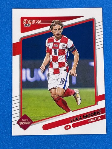 Luka Modric 2021-22 Donruss FIFA Road to World Cup Qatar Soccer Card ...