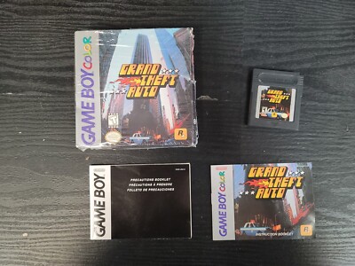 Grand Theft Auto 1 Nintendo GameBoy Color GBC Complete in Box CIB Great ...