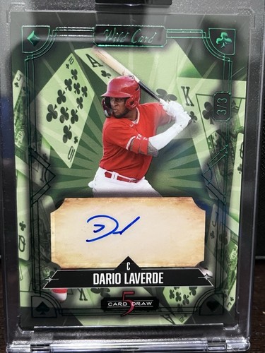 2024 Wild Card Five Card Draw - Dario Laverde Auto 3/3 5CDCL - DL | eBay
