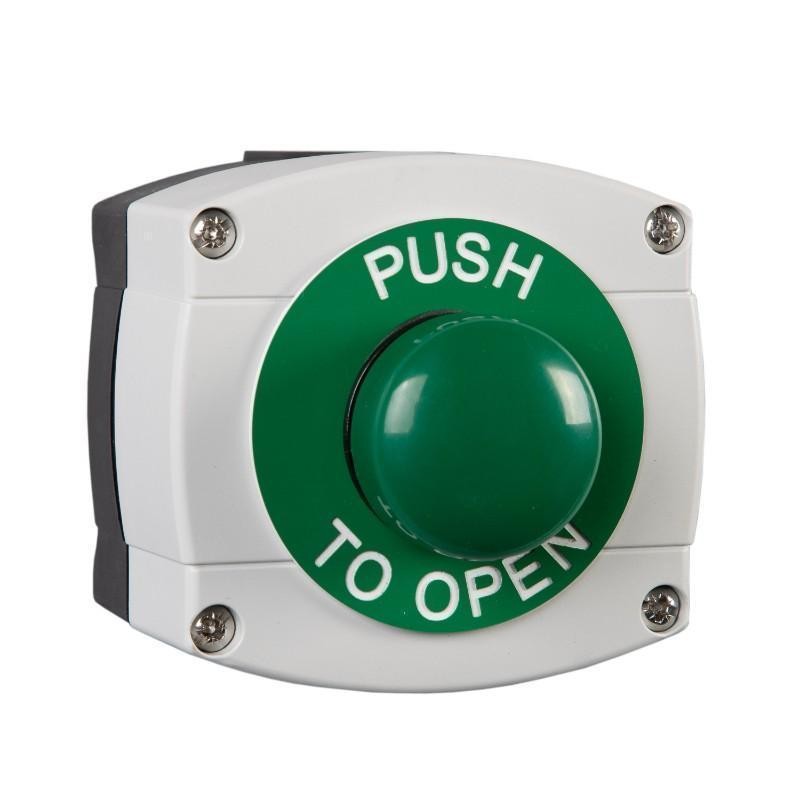 IP66 Rated Weatherproof Press To Open Large Green Exit Button | eBay UK