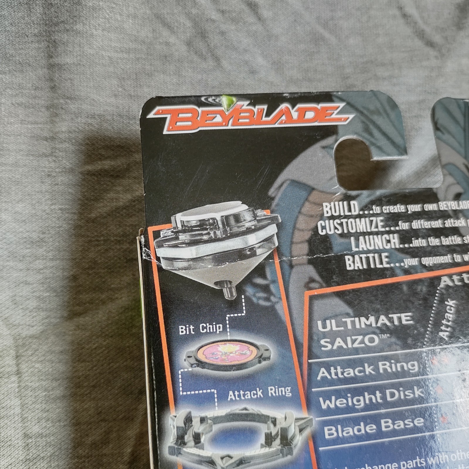 02 Ultimate Saizo, 25 Roller Attacker USA ver. - Hasbro Beyblade Tops ...