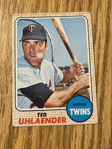 1968 Topps Ted Uhlaender Minnesota Twins #28 - C2 | eBay