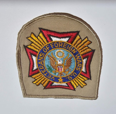 VFW PATCH VINTAGE HAT UNIFORM VETERANS OF FOREIGN WARS ASSOCIATION V.F ...