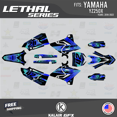 Graphics Kit for Yamaha YZ250X (2016-2022) Lethal-Fade | eBay