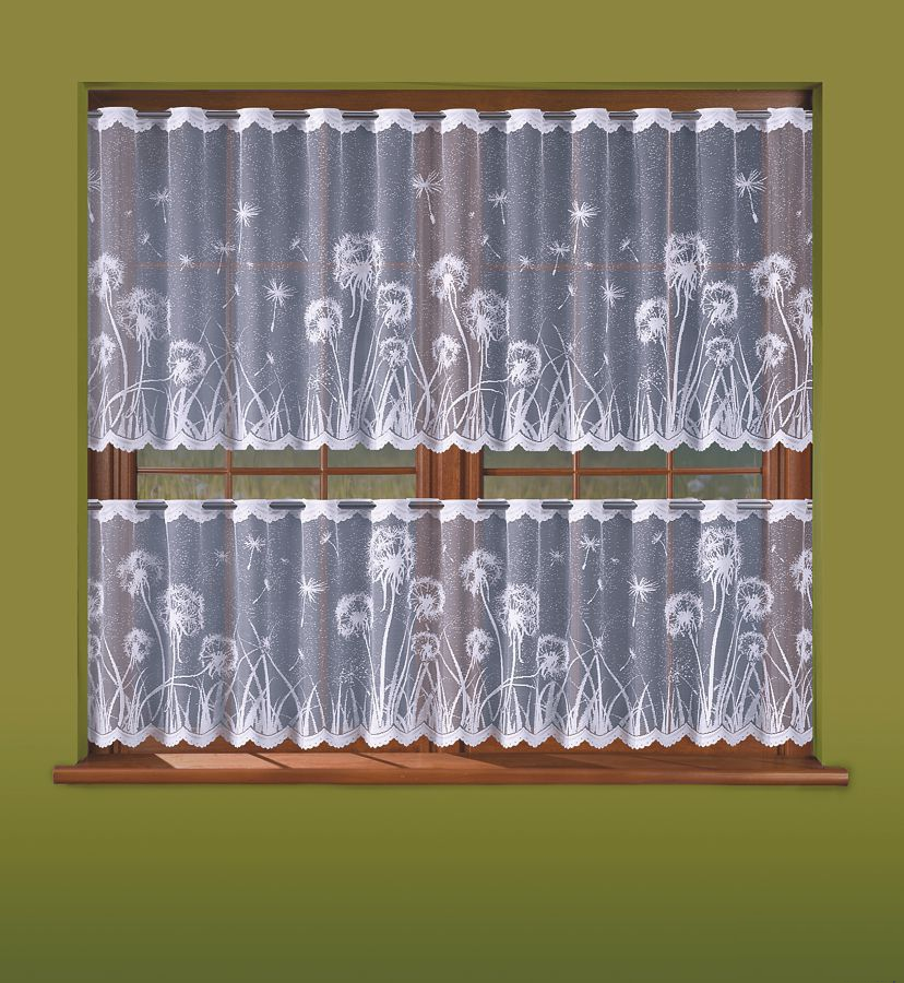 NEW Jacquard Cafe kitchen Net Curtains, price per metre 30 35 40 60 90 ...