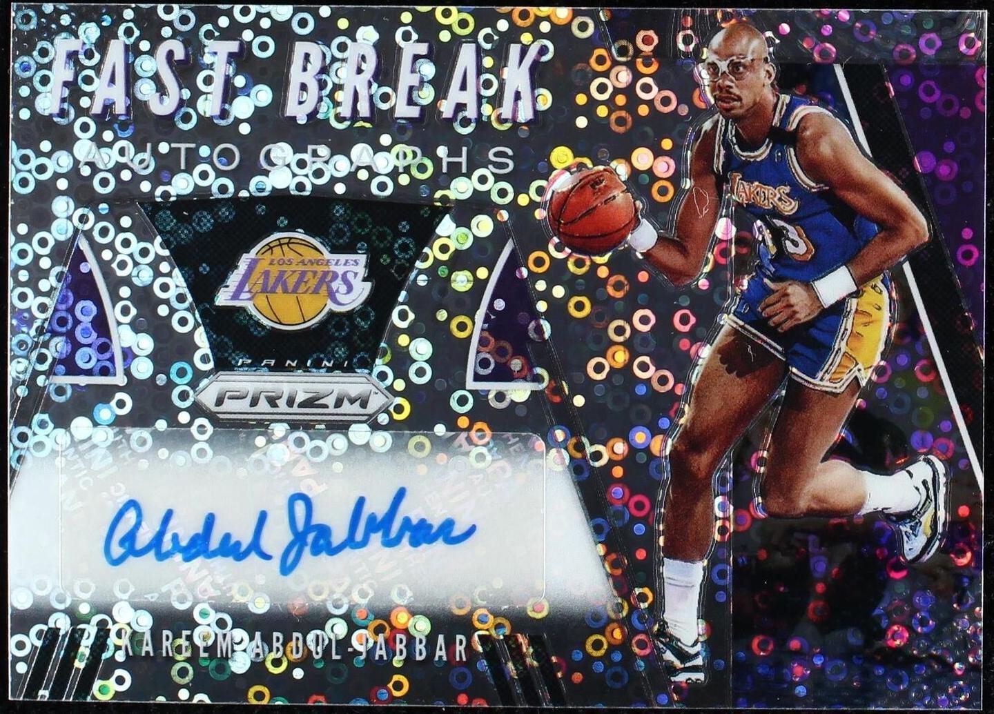 2019-20 Panini Prizm - Fast Break Autographs Kareem Abdul-Jabbar #FB ...