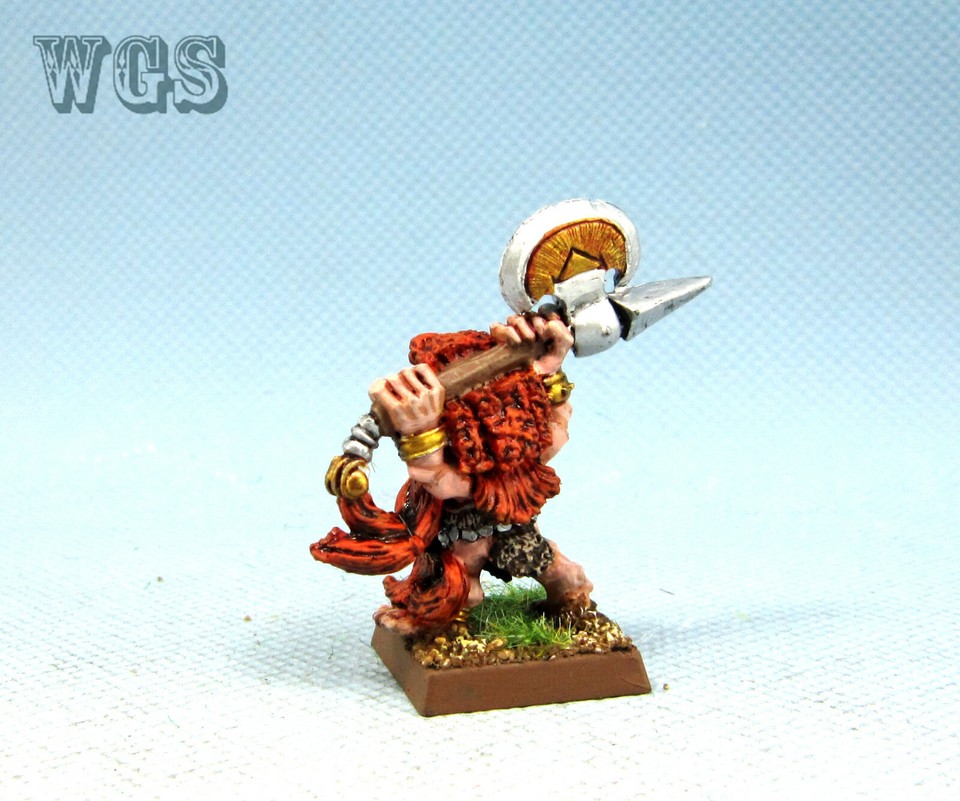 Warhammer Fantasy WGS painted Dwarf Dragon Slayer with Great Weapon ...