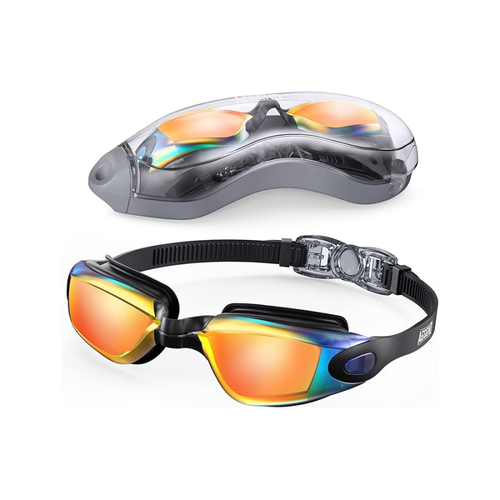 Adult Swim Goggles No Leaking UV Protection Bright Orange by Aegend | eBay