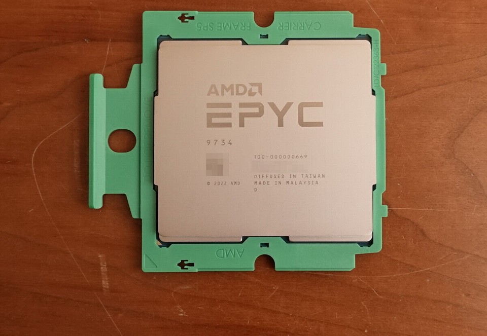AMD EPYC Bergamo 9734 112-Core 2.2GHz SP5 256MB ZEN4 Processor CPU 100 ...