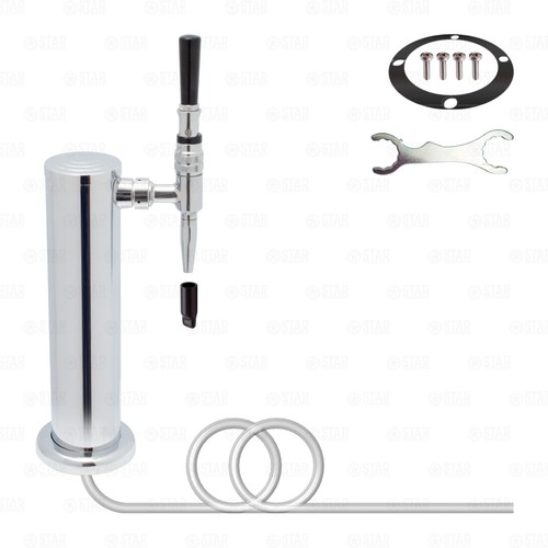Guinness or Nitro Coffee Stainless Steel Beverage Tower + Stout Creamer ...