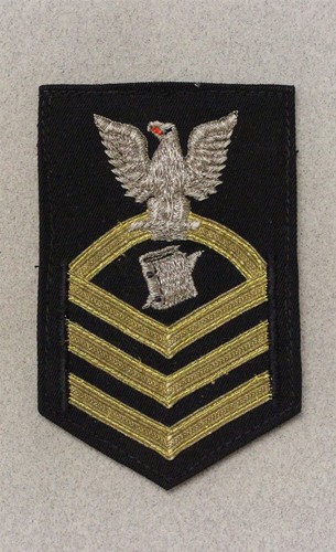 U.S. Navy Rate 288: Female CPO, Personnel Specialist - tinsel | eBay