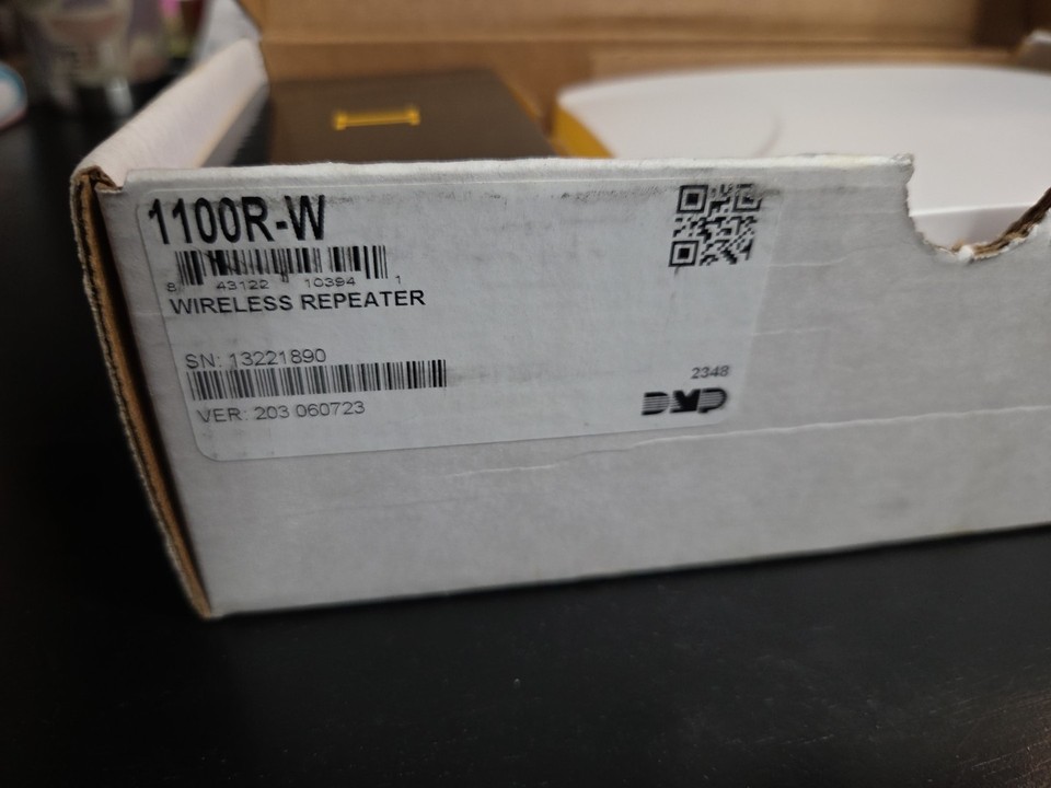 DMP 1100R-W Wireless Repeater with Transformer White New Open Box | eBay