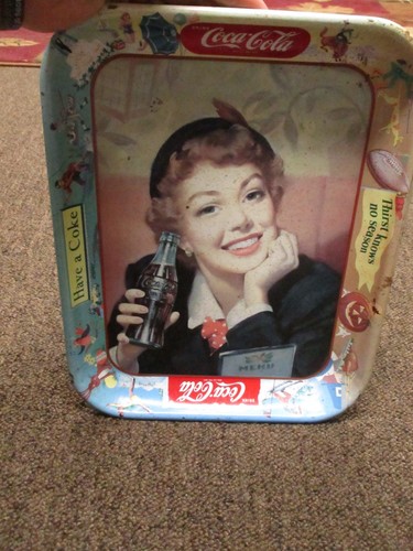 Vintage 1950’s Coca Cola Coke Serving Tray "Thirst Knows No Season ...